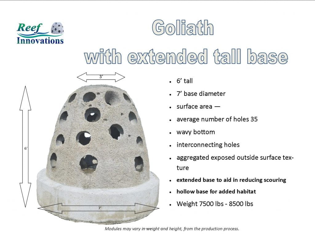 Goliath with Extended Tall Base – Reef Innovations